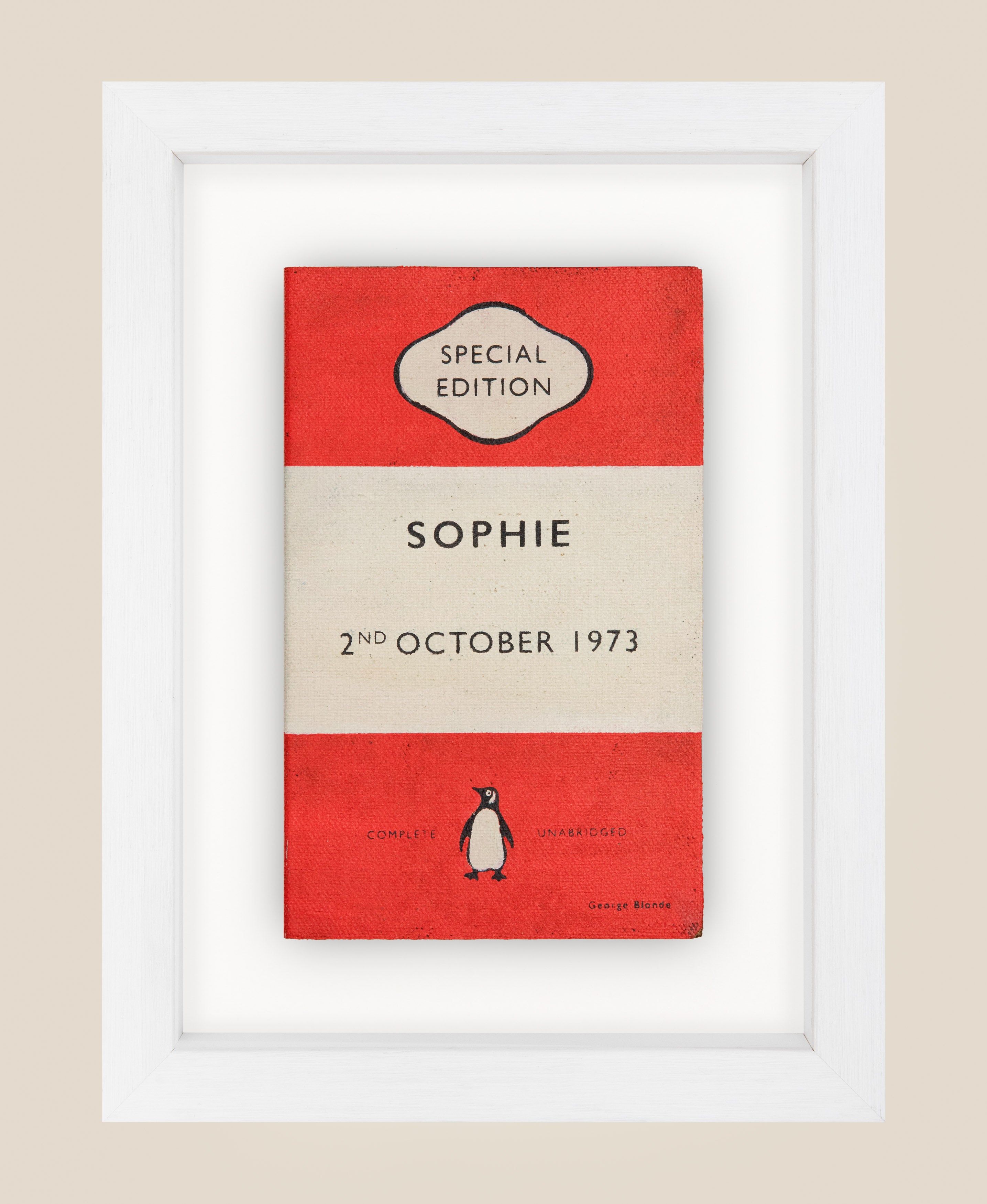 Personalised Hand Painted Books – GEORGE BLONDE ARTIST